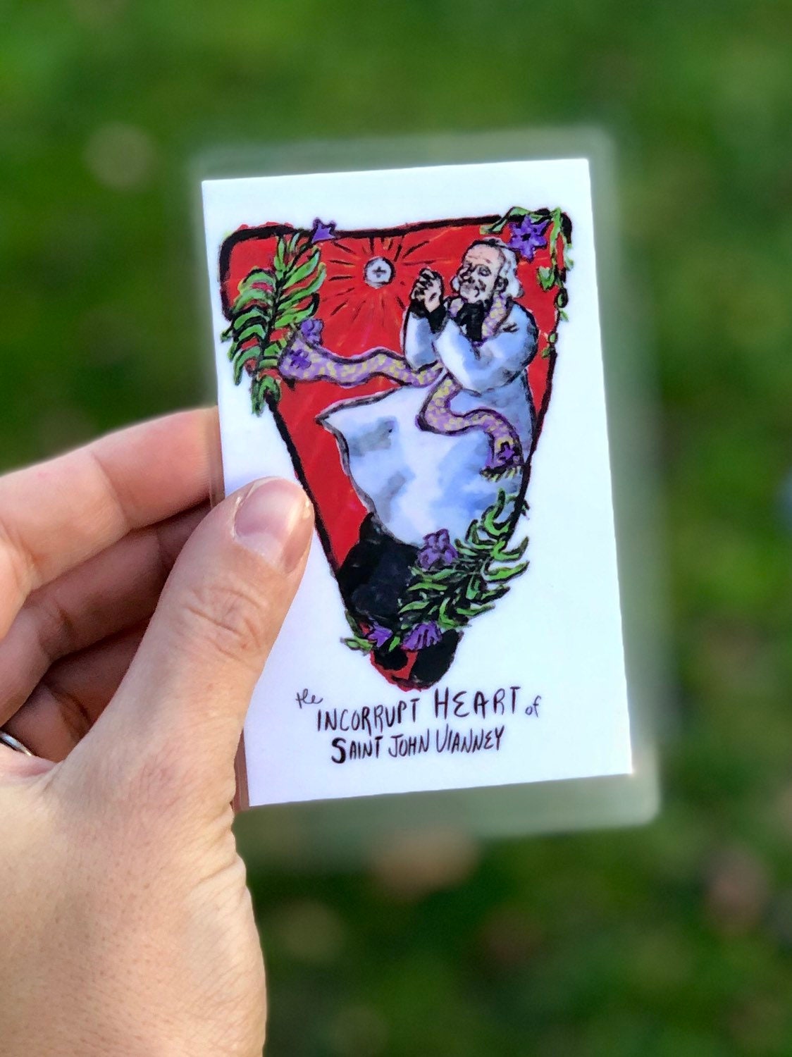 St. John Vianney Holy Card Incorrupt Heart of John Vianney - Etsy