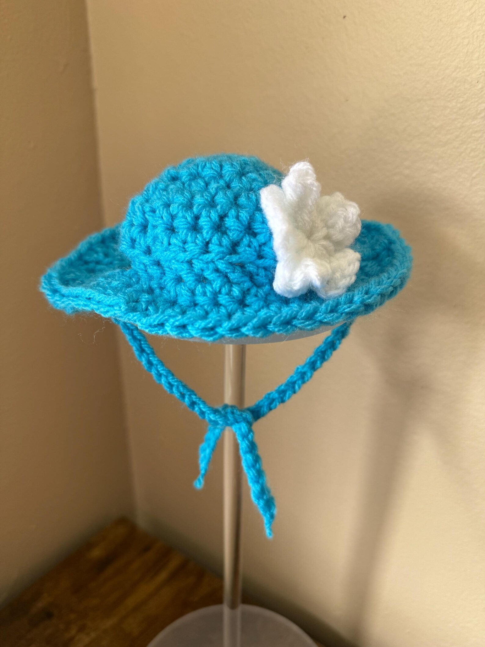 Crochet Classic Cat Hat With Flower PATTERN ONLY - Etsy