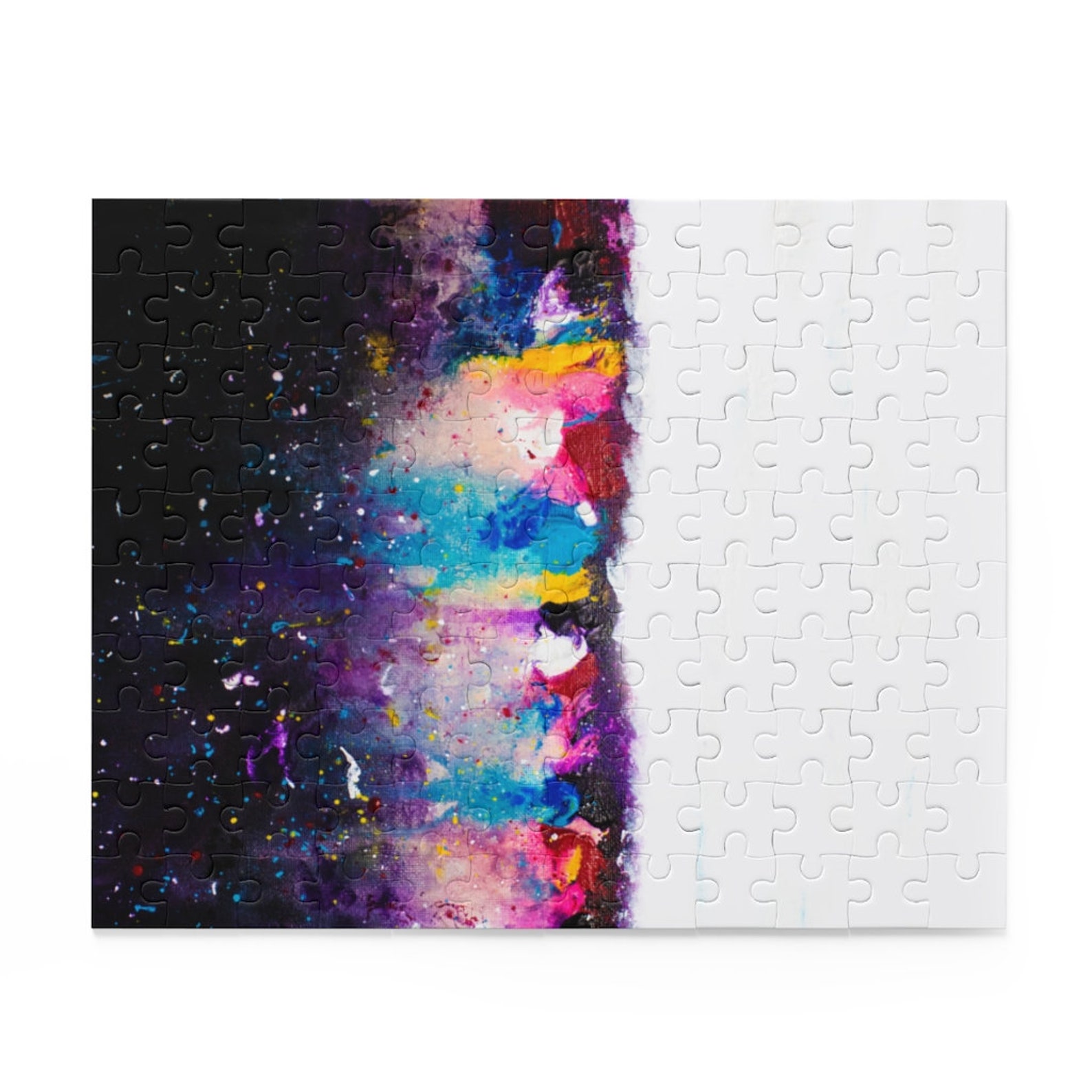 Abstract Puzzle Hand Painted Art Puzzle 120 252 500-Piece | Etsy