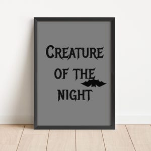Bat Nursery Print Baby Bat Printable Wall Art Gothic Nursery Decor Baby ...