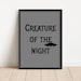 Bat Nursery Print Baby Bat Printable Wall Art Gothic Nursery Decor Baby ...