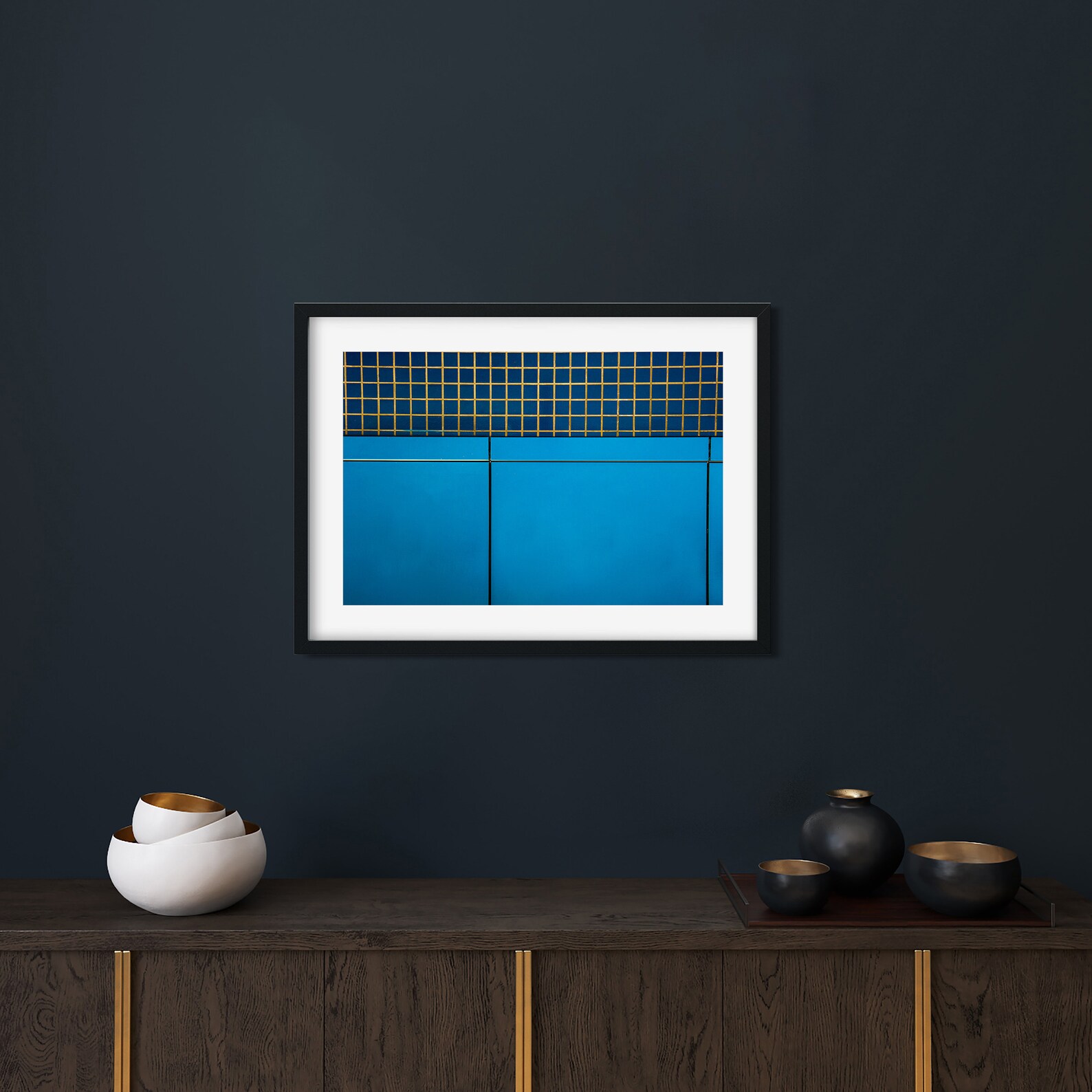 Abstract Photography Print blue I // Geometric | Etsy