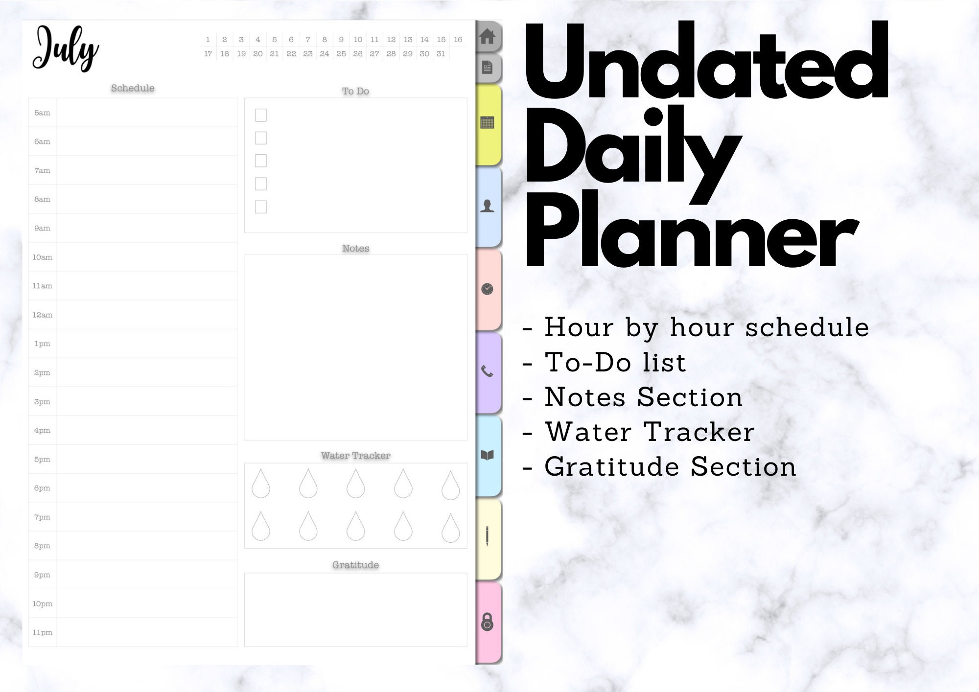 Undated Digital Teacher Planner August July for Goodnotes on iPad - Etsy