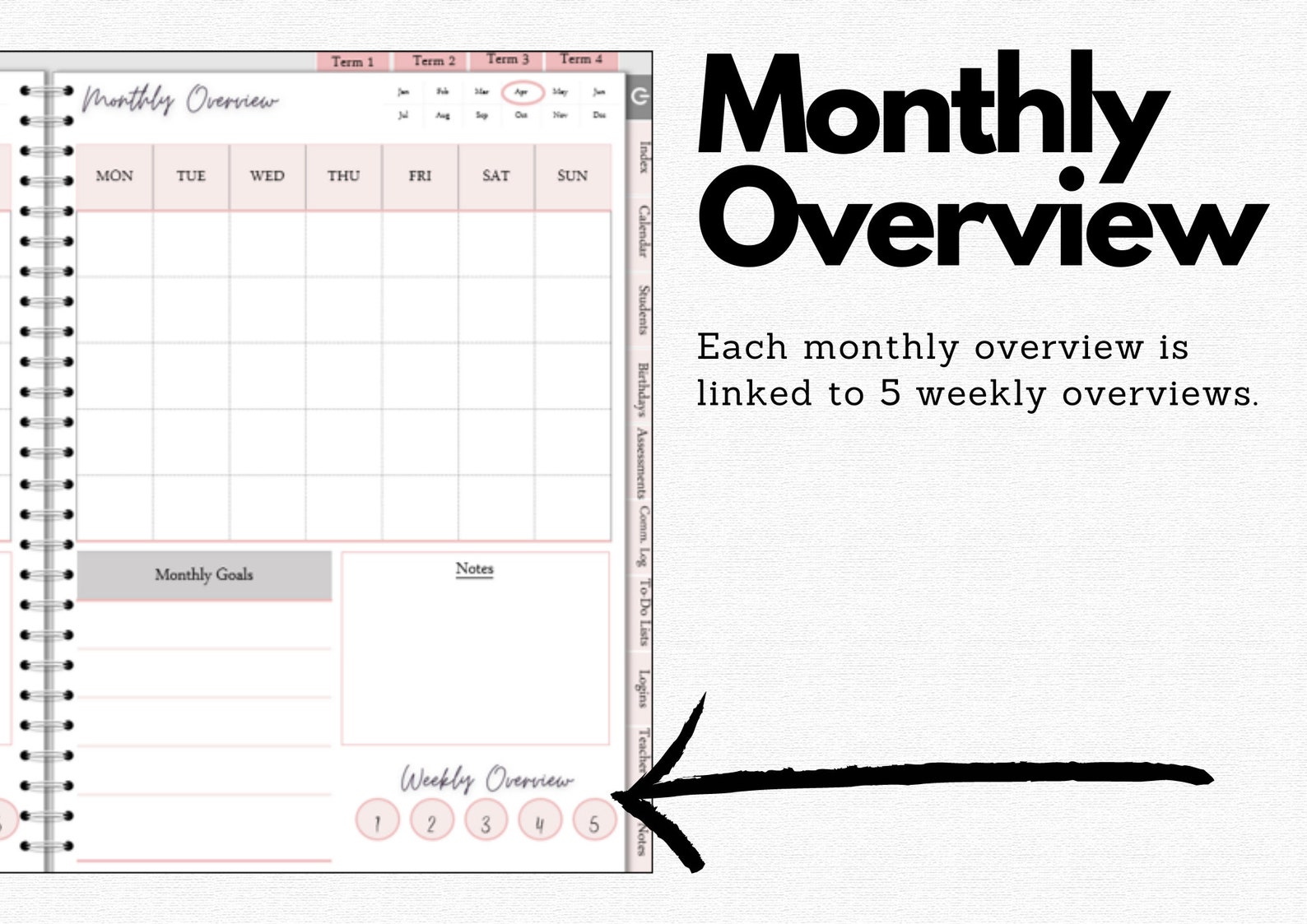 Undated Digital Teacher Planner August July for Goodnotes on - Etsy