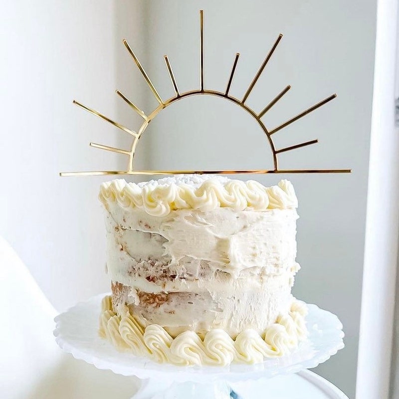 Sun Cake Topper - Etsy