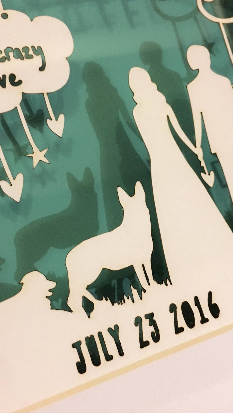 Personalised Song Lyric Paper Cut Anniversary Gift - Etsy