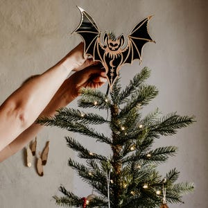 Bat Tree Topper - Etsy