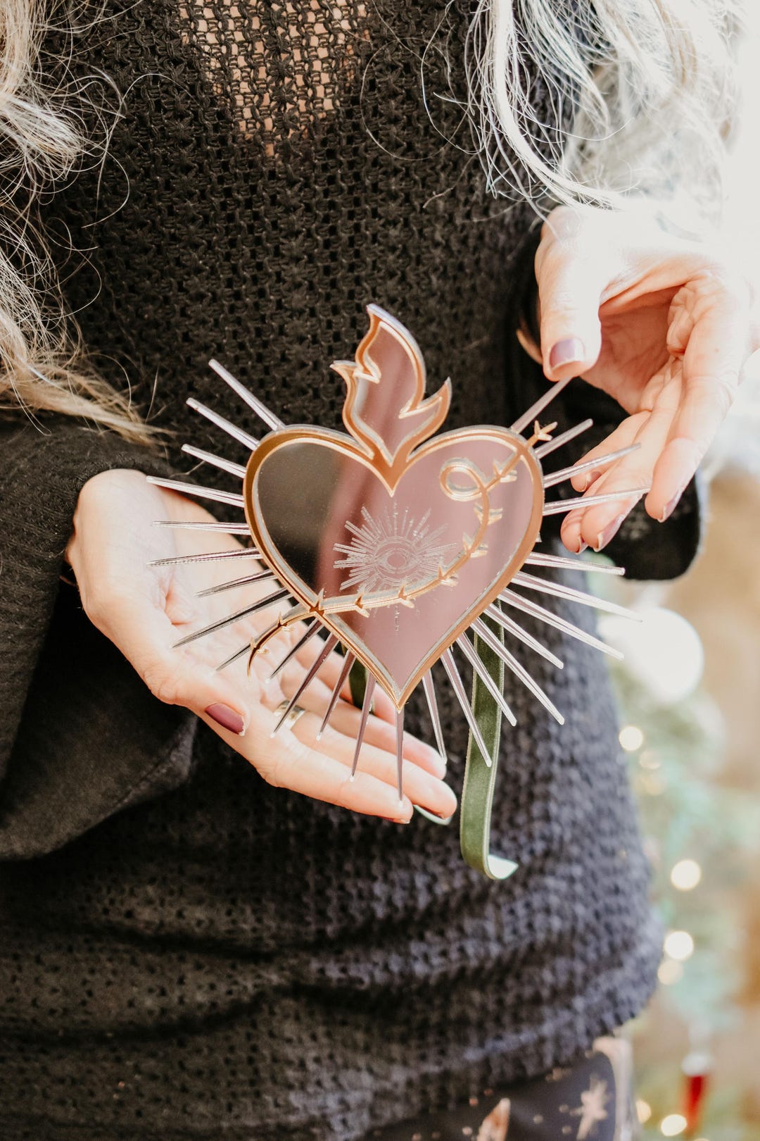 Sacred Heart Christmas Tree Topper - Etsy