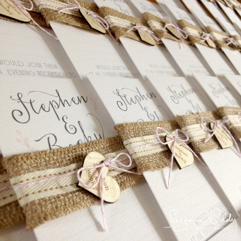 Rustic Wedding Invitation - Etsy