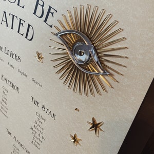 Whimsical Moon Wedding Seating Plan - Etsy