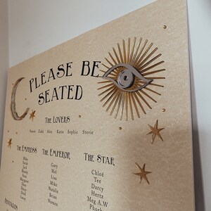 Whimsical Moon Wedding Seating Plan - Etsy