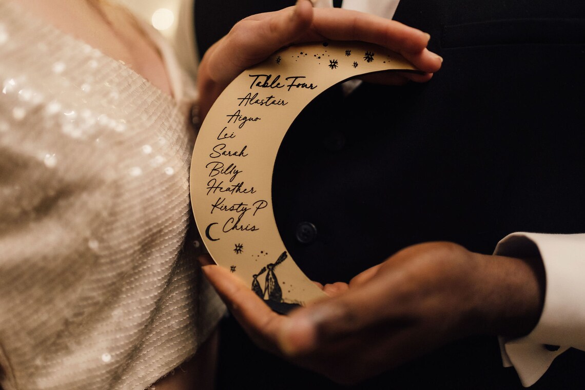Crescent Moon Seating Plan - Etsy Canada