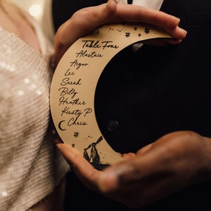 Crescent Moon Seating Plan - Etsy