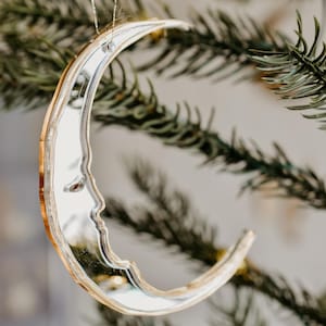 Crescent Moon Tree Ornament. - Etsy