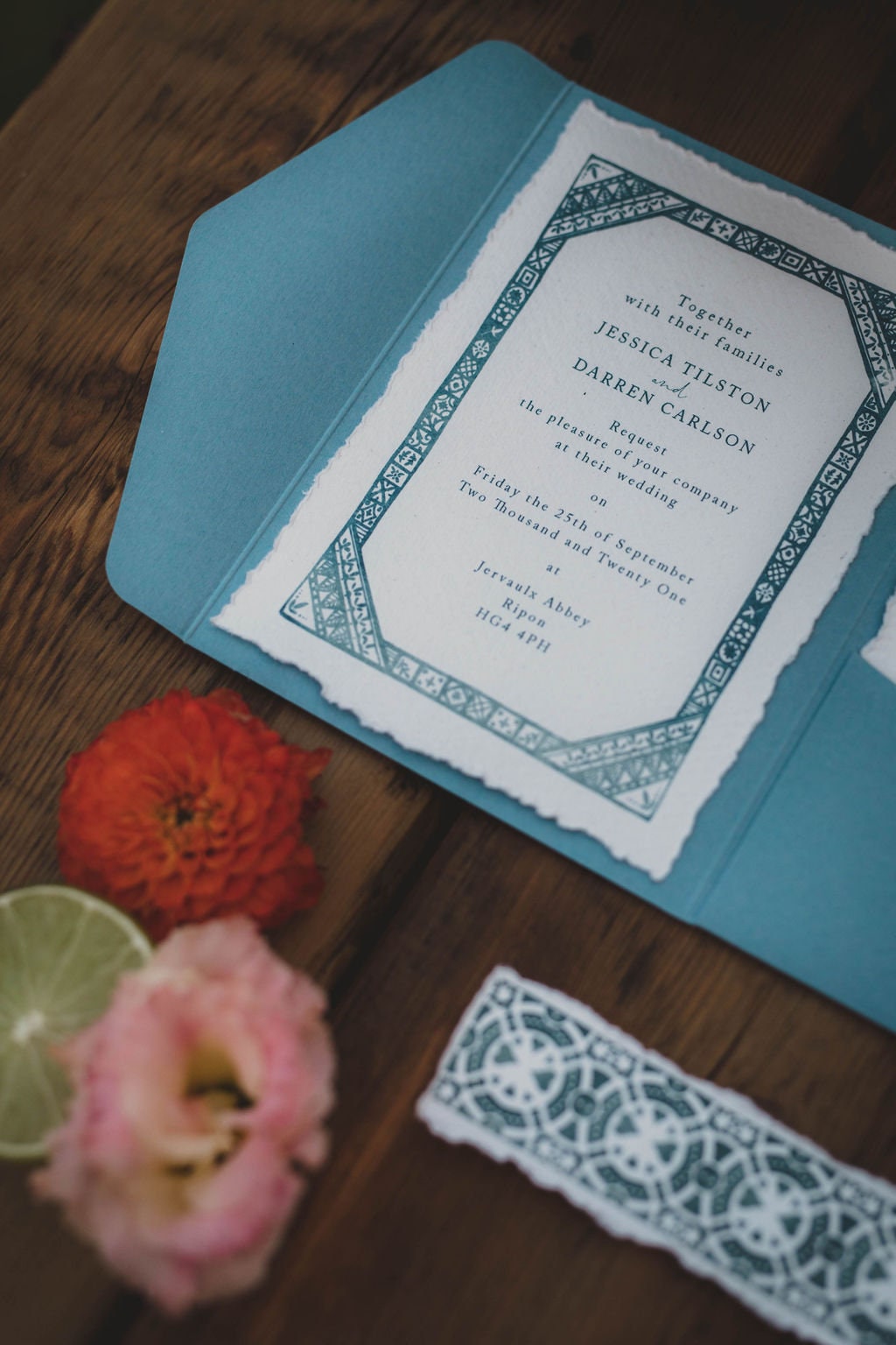 Mediterranean Tile Wedding Invitations - Etsy UK