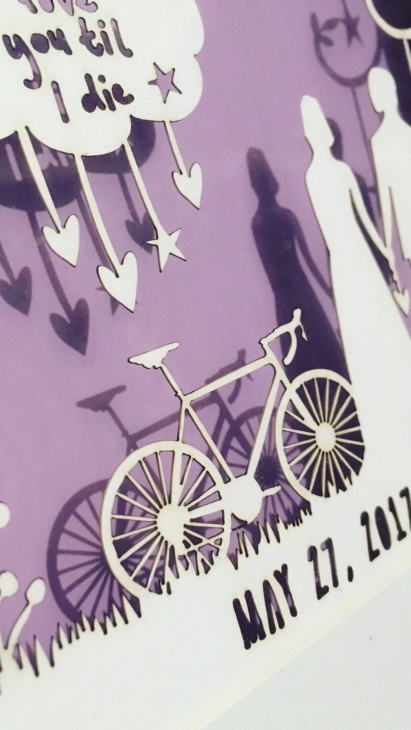 Personalised Song Lyric Paper Cut Anniversary Gift - Etsy