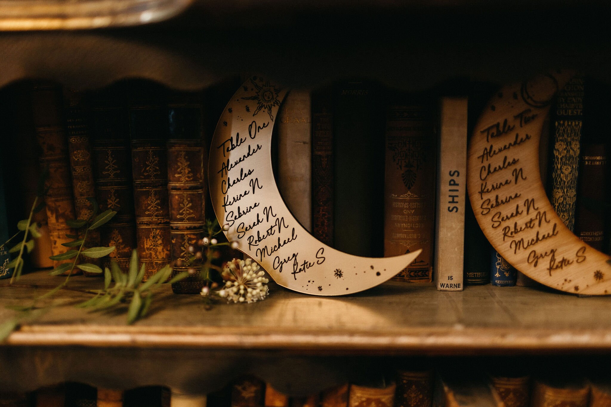 Crescent Moon Seating Plan - Etsy UK