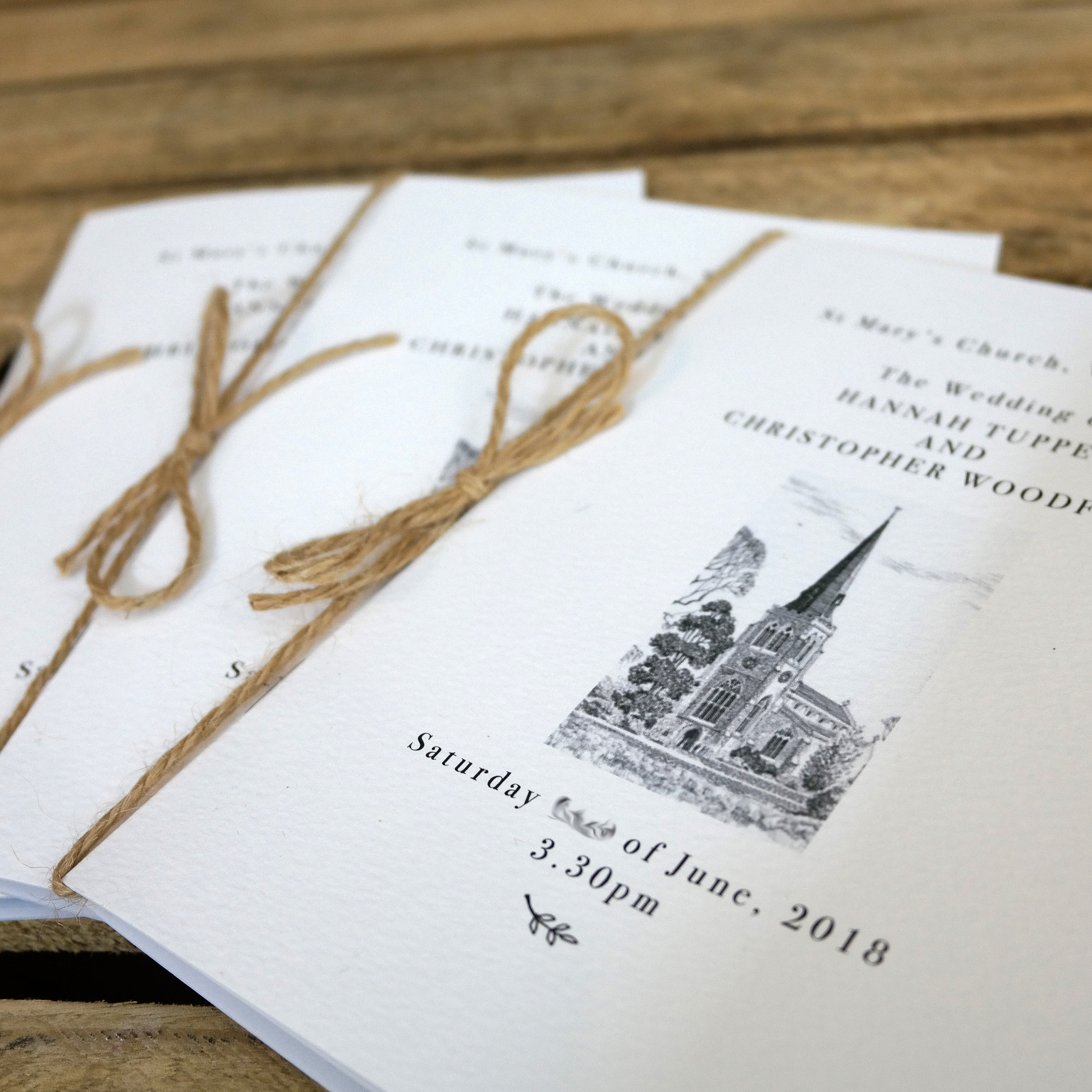 Order of Service Booklet - Etsy UK