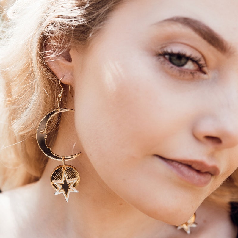 Celestial Earrings - Etsy