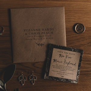 Sample, Save the Date, Rustic Save the Date, Rustic Invitation, Wood ...