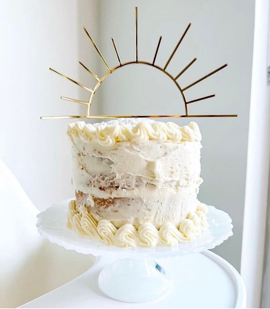 Sun Cake Topper - Etsy