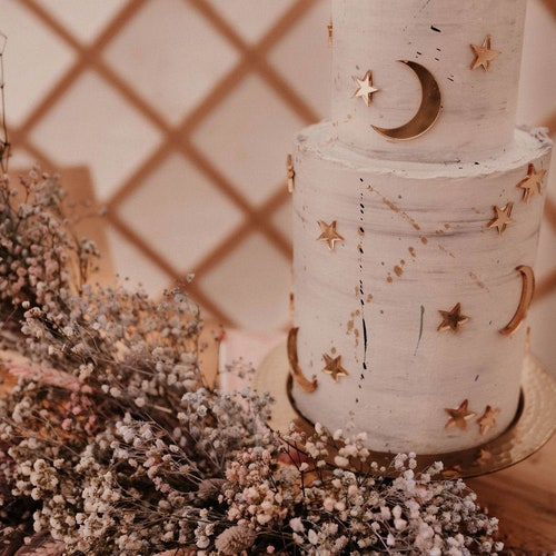 Star and Moon Celestial Wedding Cape Veil Sparkly Draped Cape - Etsy