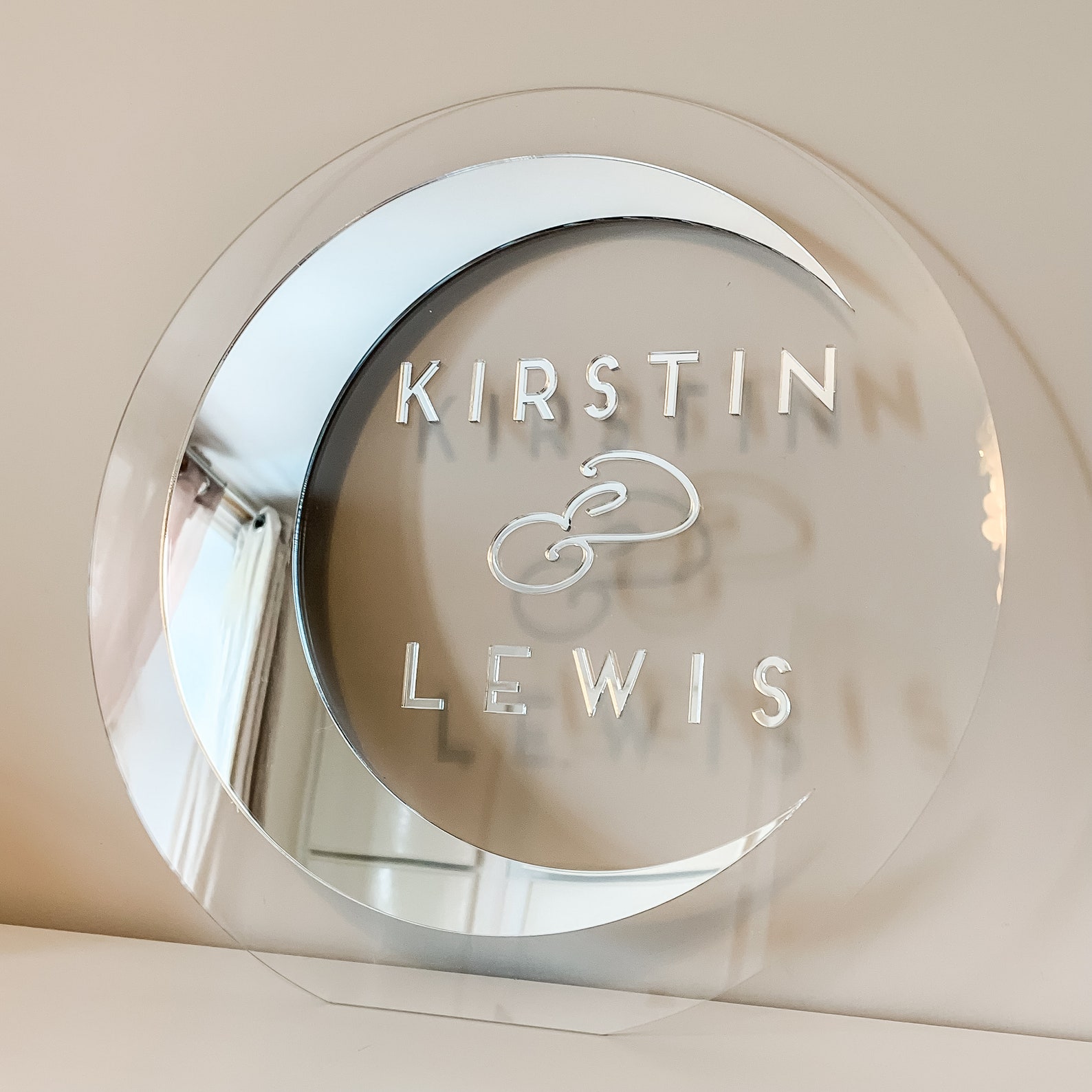 Crescent Moon Wedding Sign | Etsy