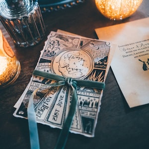 Pagan Wedding Invitation Solstice Wedding Stationery Moon - Etsy