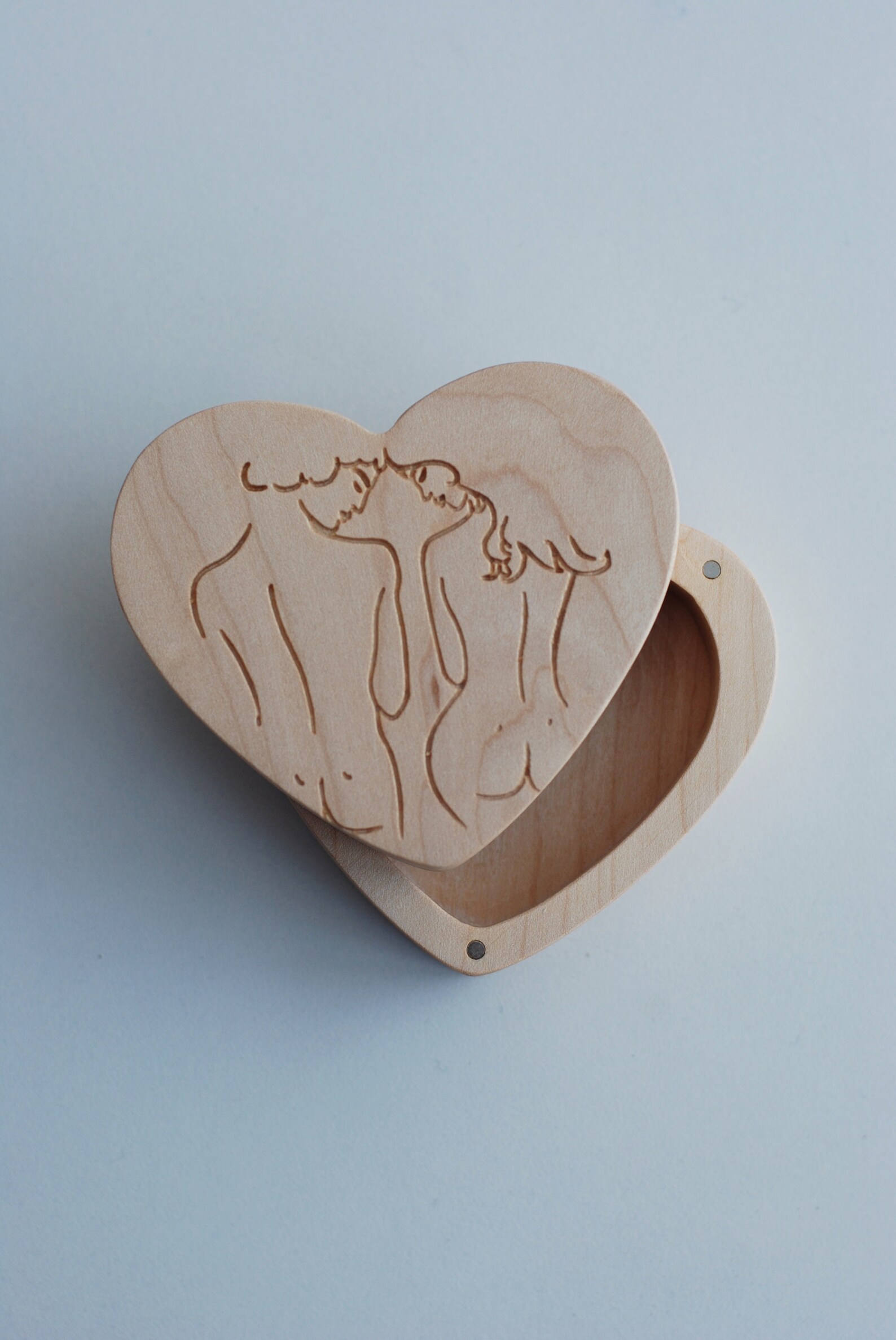 Wedding Box for Ceremony Heart Shaped Box Wedding Ring Box - Etsy