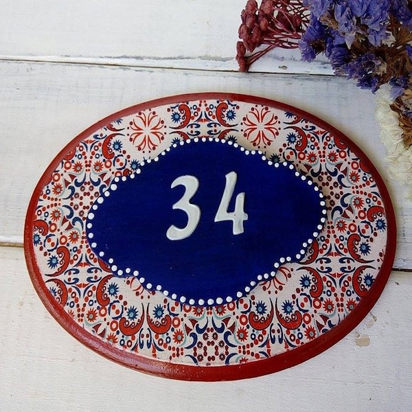 Spanish Style House Numbers - Etsy