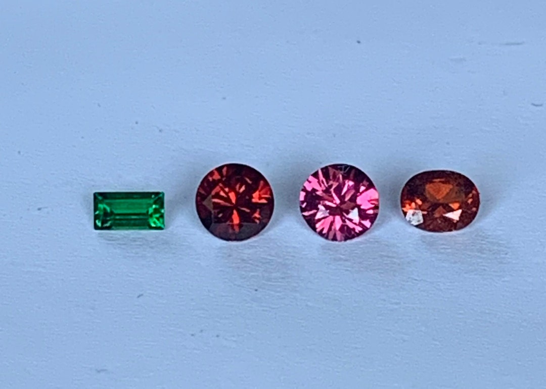 Tsavorite - Brown - Rhodilite - Spessartite Garnets - Natural GEMS ...