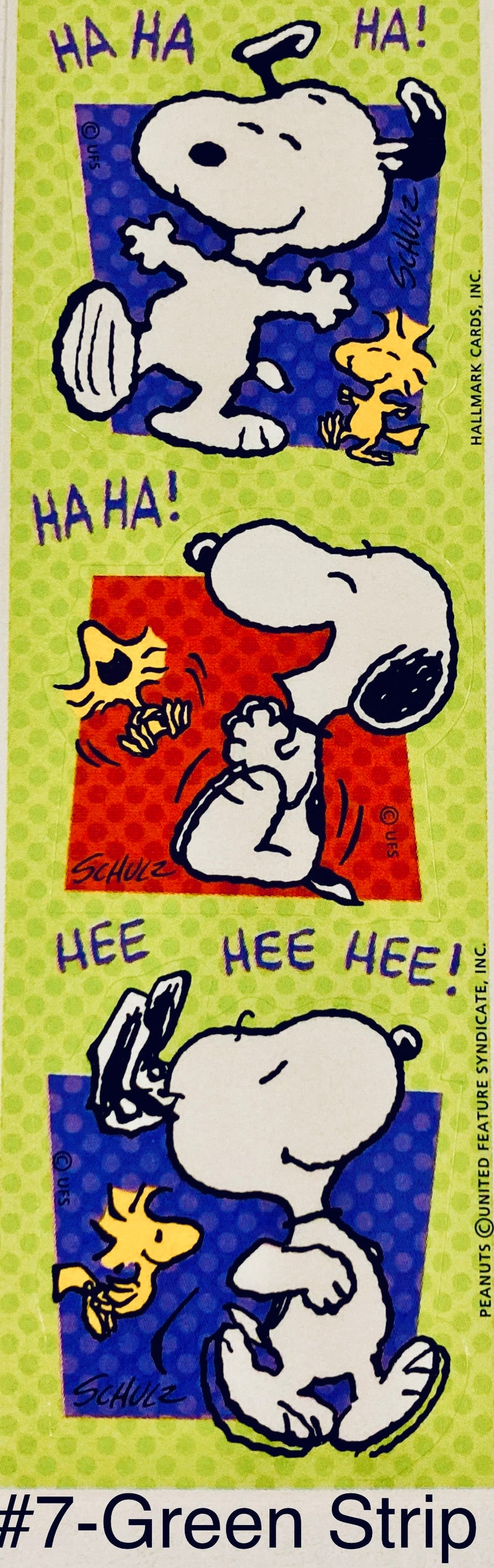 Snoopy,woodstock Peanuts Characters Vintage Stickers, Full Sheet ...