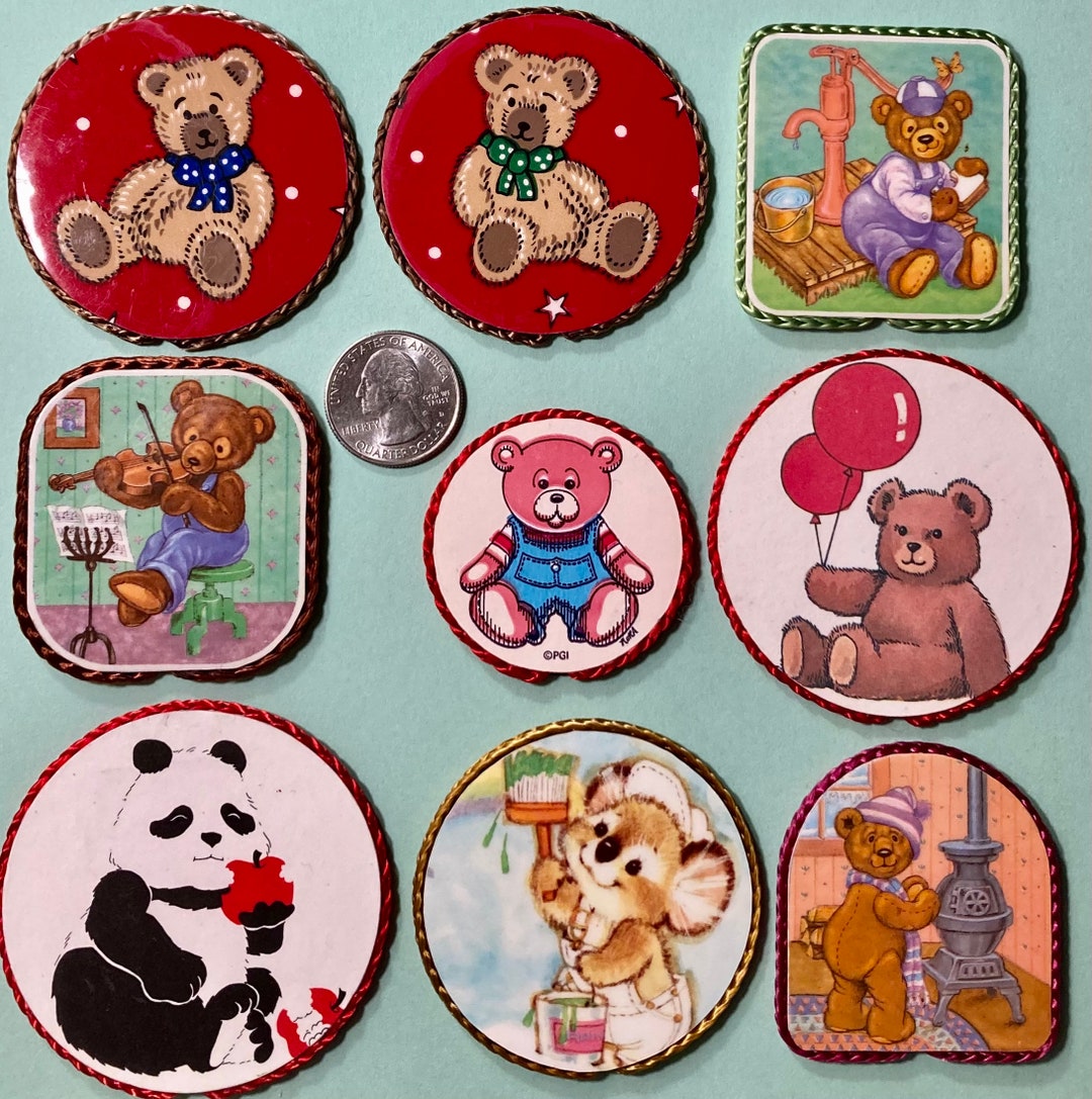 Teddy Bears, Panda Bears, Koala Bear Magnets-your Choice of 9 Different ...