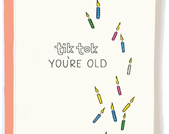 Funny Millennial Birthday Card - Etsy