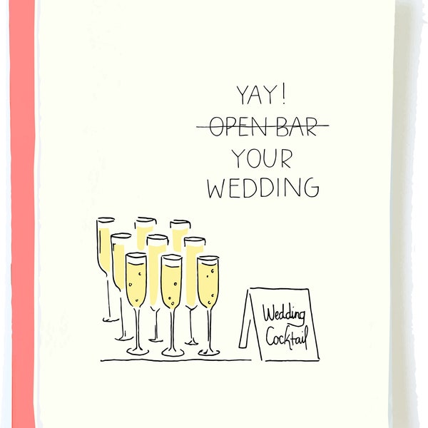 Humor Wedding Card - Etsy
