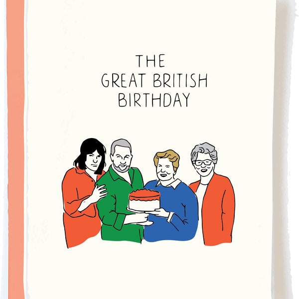 Funny British Birthday Card - Etsy