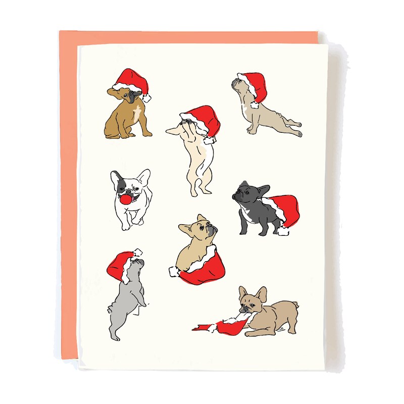 French Bulldog Card - Etsy