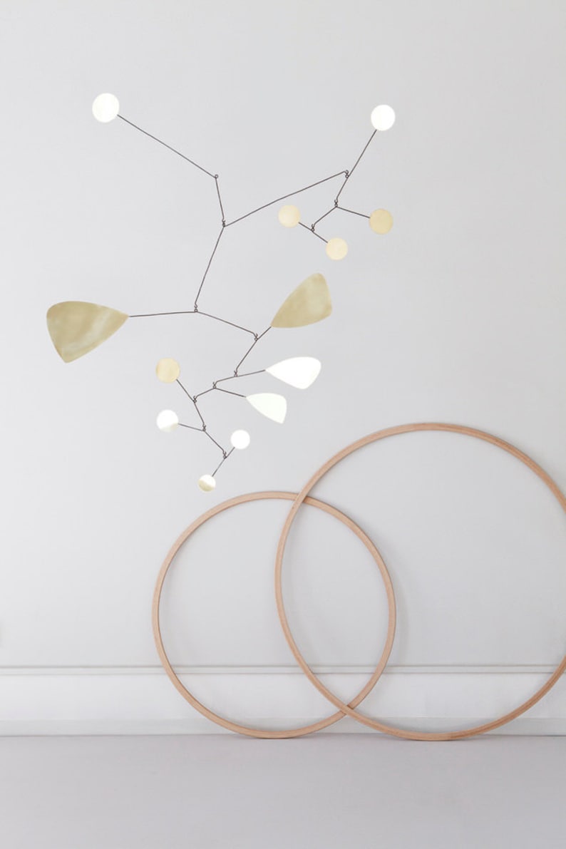 Brass Mobile Messing Mobilee Mobile Lappalainen Handmade Hanging ...