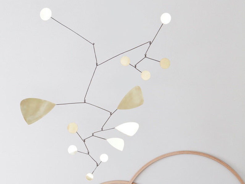 Brass Mobile Messing Mobilee Mobile Lappalainen Handmade Hanging ...