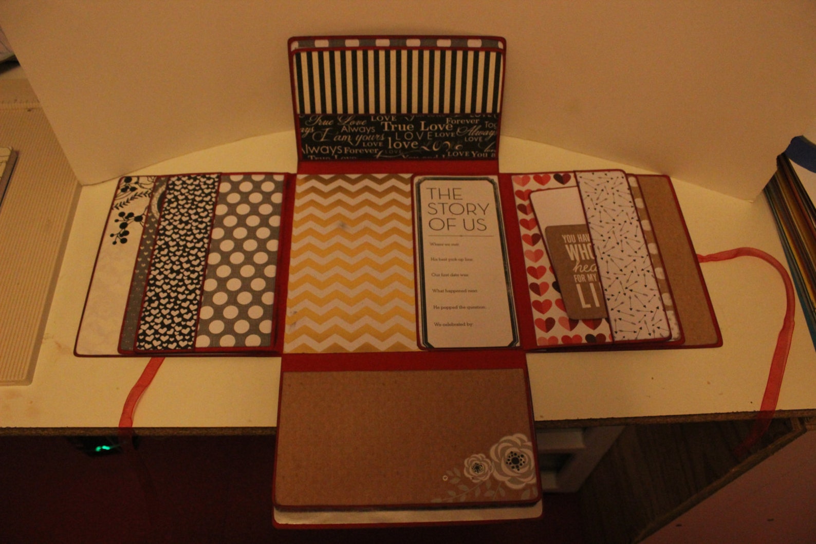 Multi Fold Box Mini Album Love or Wedding. - Etsy