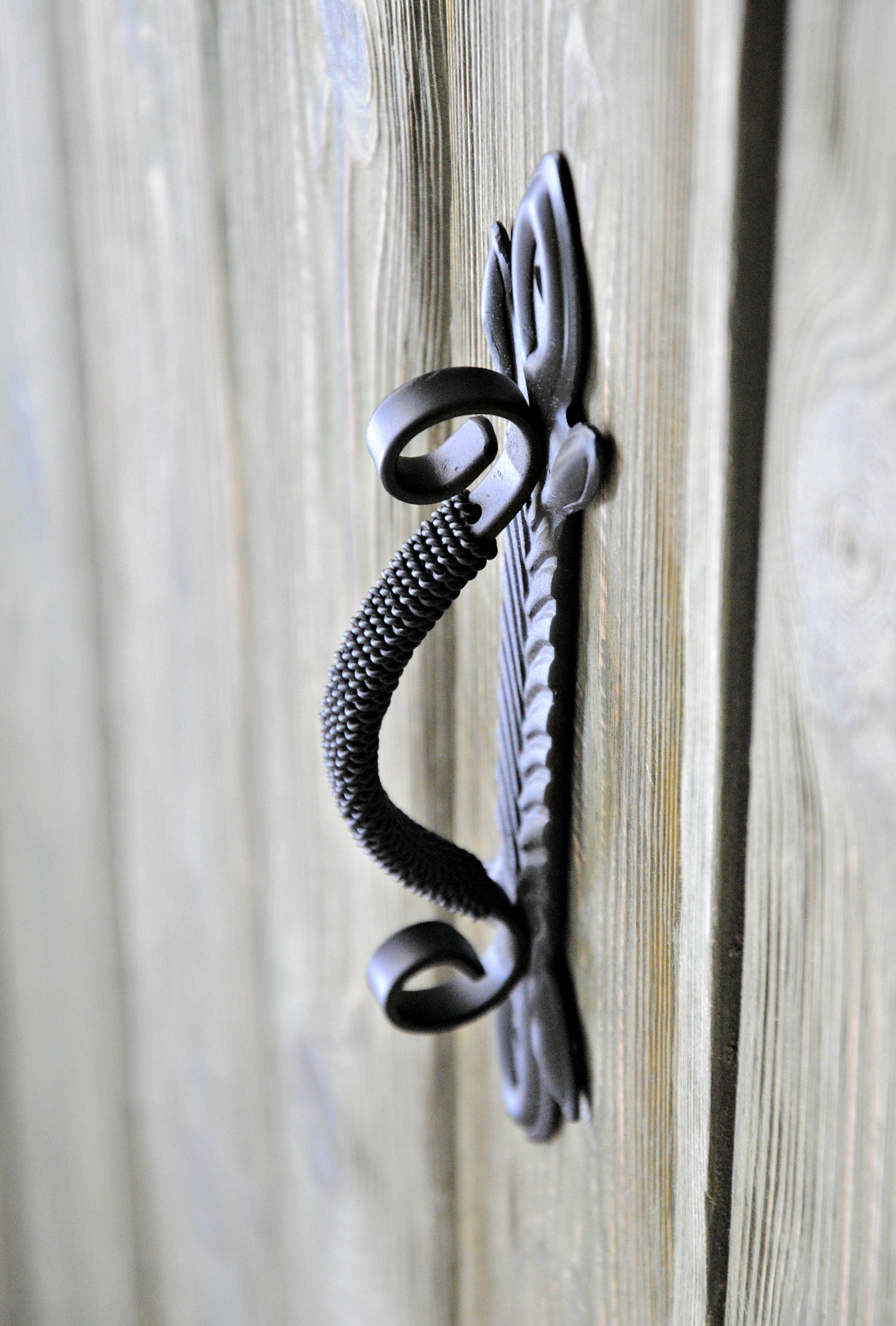 Drawer Pull Wrought Iron Pull Hand Forged Handles Cabinet - Etsy