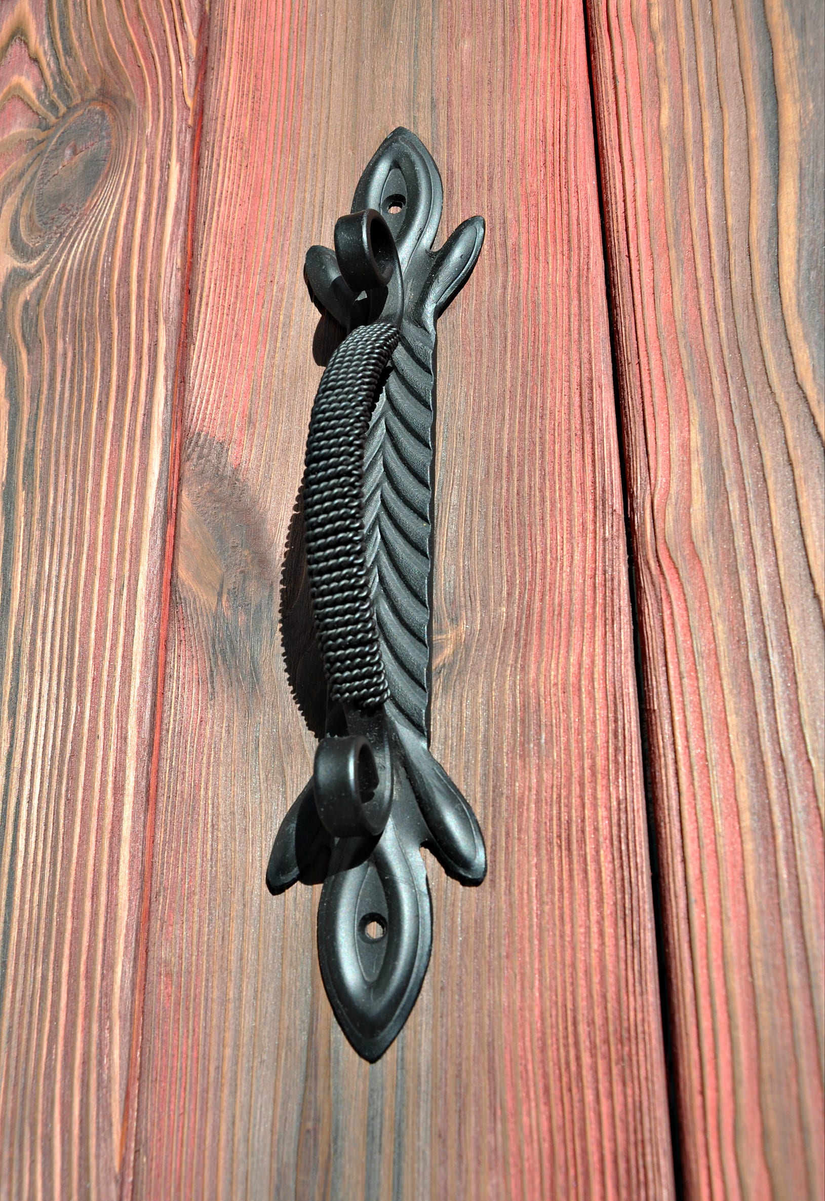 Drawer Pull Wrought Iron Pull Hand Forged Handles Cabinet - Etsy