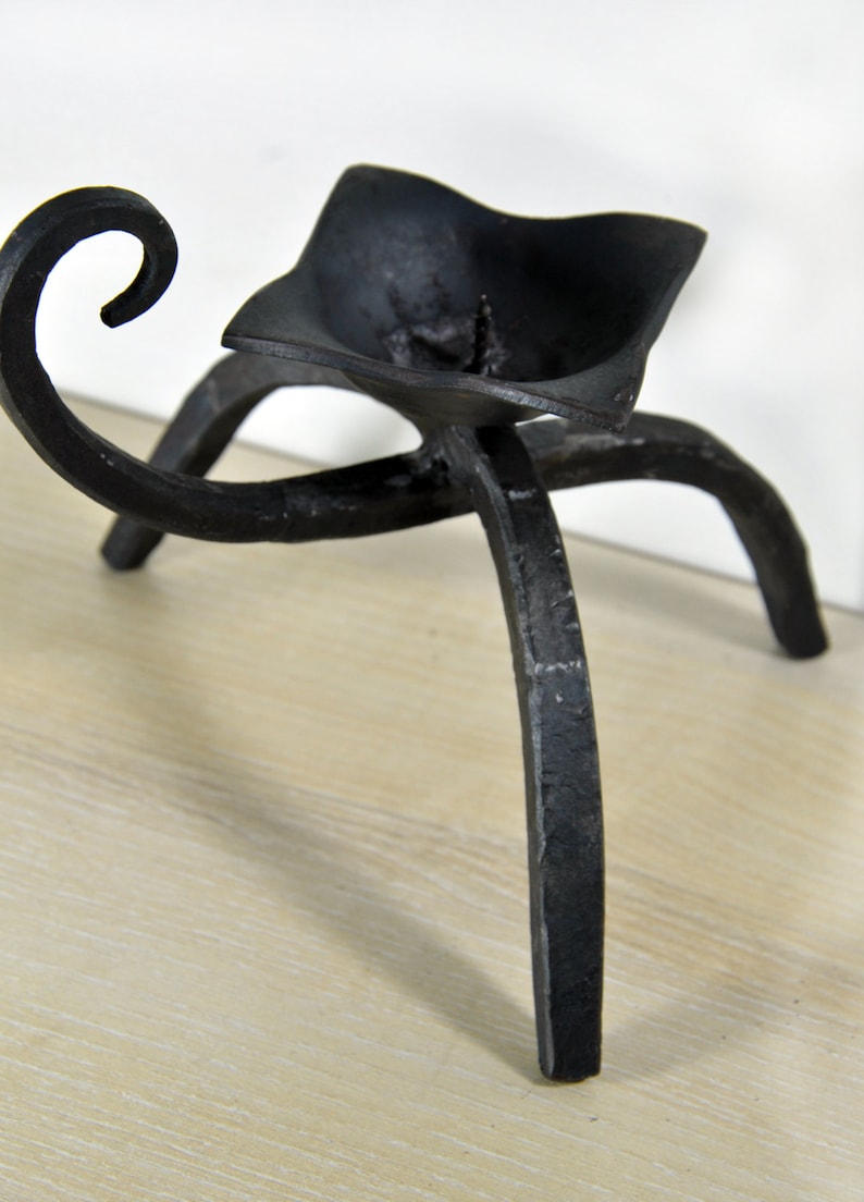 Christmas Gift for family Hand forged candle holder Metal | Etsy