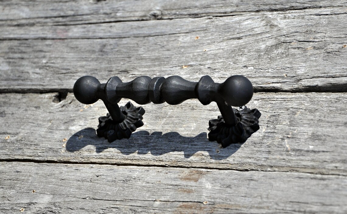 Rustik Furniture Industrial Metal Handlen Barn Door Handle Hand Forged ...