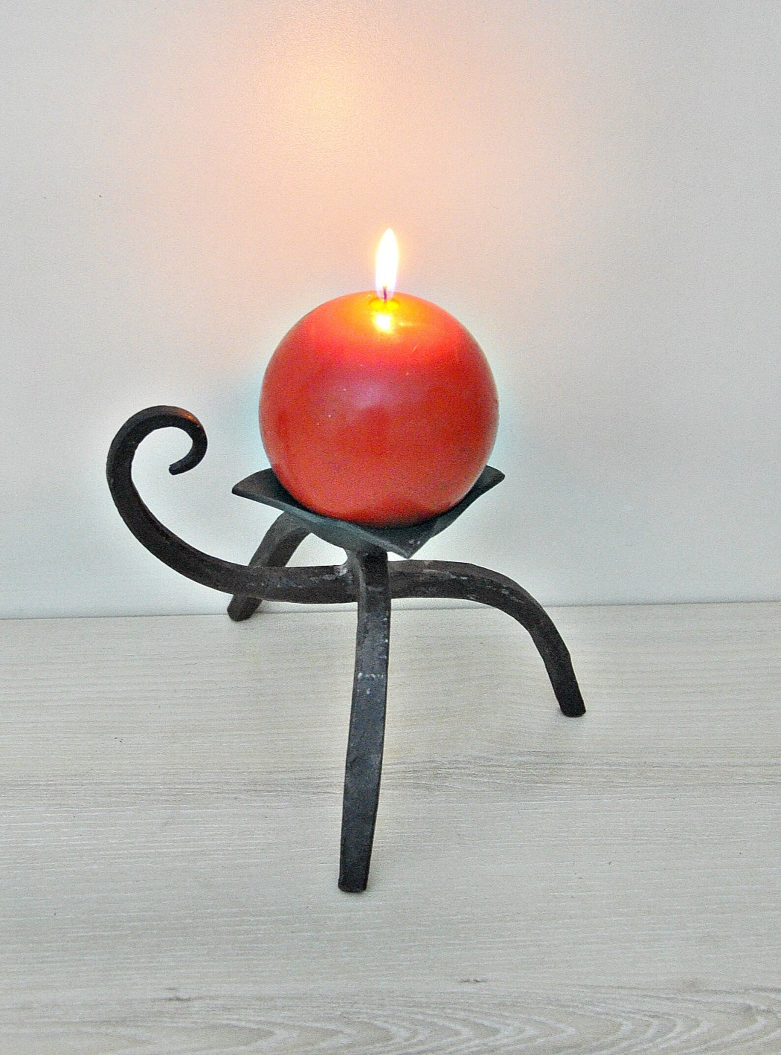 Christmas Gift for family Hand forged candle holder Metal | Etsy