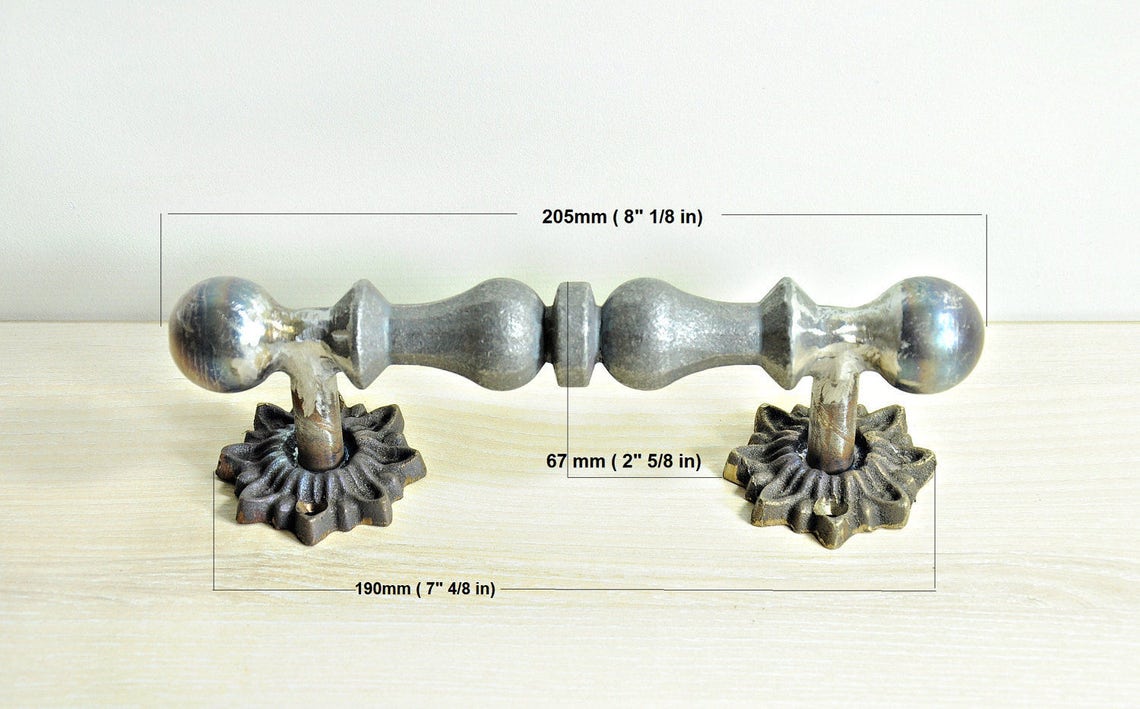 Rustik Furniture Industrial Metal Handlen Barn Door Handle - Etsy