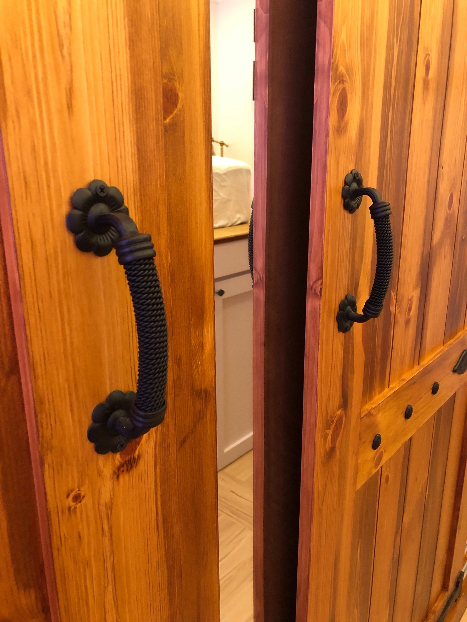 Handle for wooden doors Metal handle for doors gates wickets | Etsy