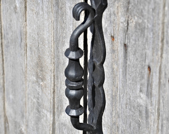 Wrought Iron Handle Barn Door Handle Metal Handle Hand | Etsy