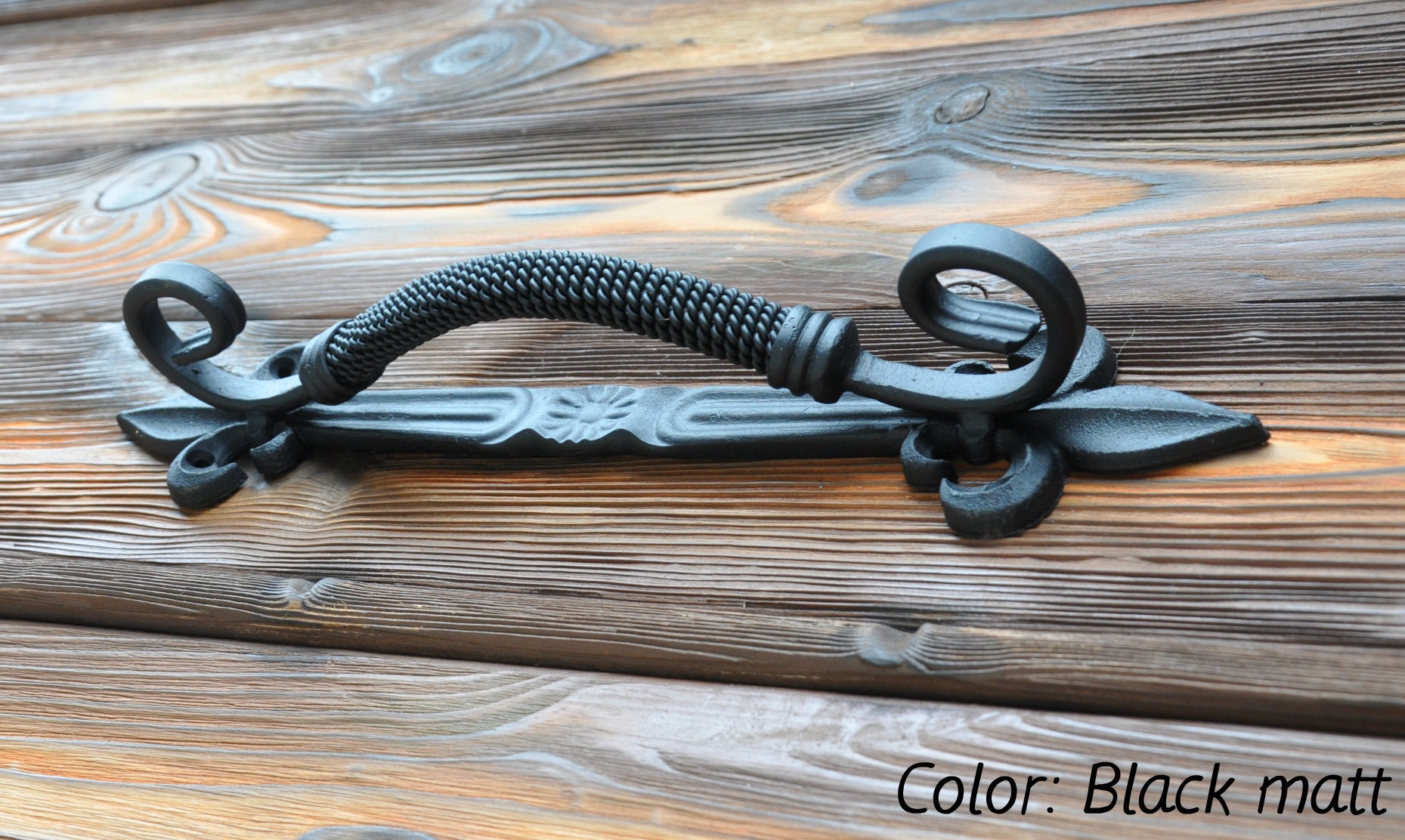 Set of 2 Garage Door Pull Handle Wooden Door Metal Gate Decor - Etsy