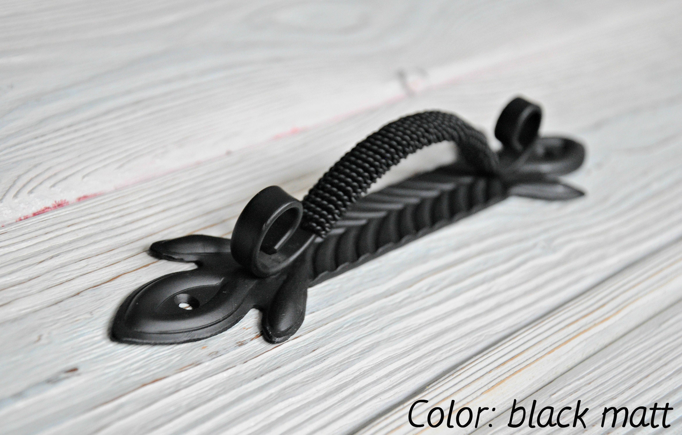 Drawer Pull Wrought Iron Pull Hand Forged Handles Cabinet - Etsy